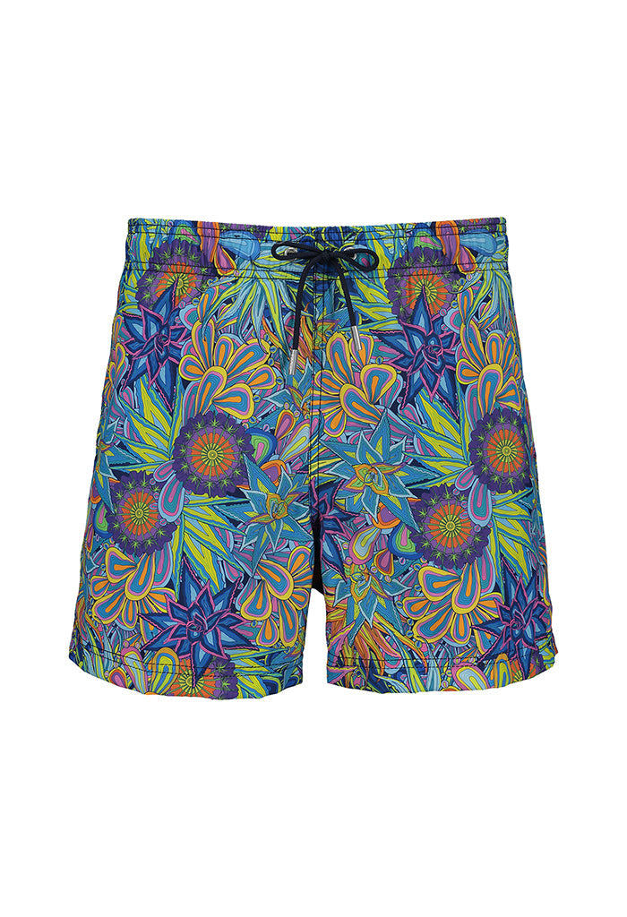 Traje de Baño Amaxtlatl Santuario Cactáceas Índigo