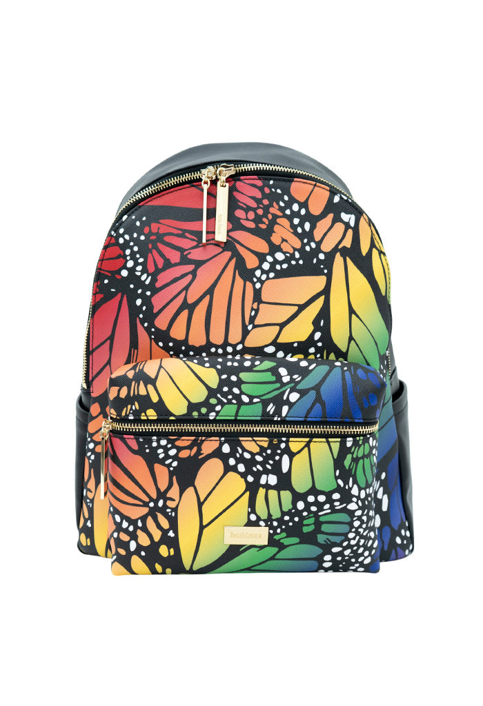 Backpack Nuuk Mariposa Macro Arcoíris